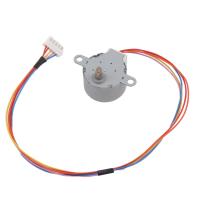 China 30BYJ46 Permanent Magnet Stepper Motor 12V 7.5 Degree Step Angle I Cut Shaft Low Noise for sale