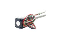 China Nema 8 20mm Hybrid Ball Screw Stepper Motor 1.8 Degree 0.5A 4 Lead Wires for sale