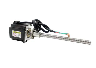 China Nema 23 57mm Hybrid Ball Screw Stepper Motor 1.8° Step Angle 4 Lead Wires CE RoHS for sale