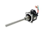 China Nema 34 86mm Hybrid Ball Screw Stepper Motor 1.8° Step Angle 6A 4 Lead Wires for sale