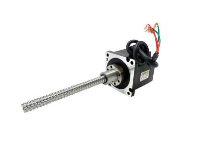 China Nema 34 86mm Hybrid Ball Screw Stepper Motor 1.8° Step Angle 6A 4 Lead Wires for sale