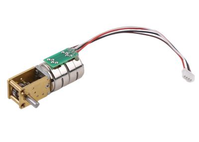 China Multi Gear Ratio 15mm Double Reduction Stepper Motor With Worm Gear Box for sale