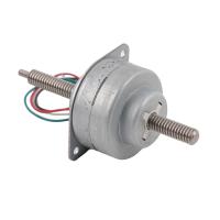 China 36mm Micro Linear Stepper Motor 12V High Thrust Through Shaft Screw Motor for sale