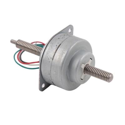 China 36mm Micro Linear Stepper Motor 12V High Thrust Through Shaft Screw Motor for sale