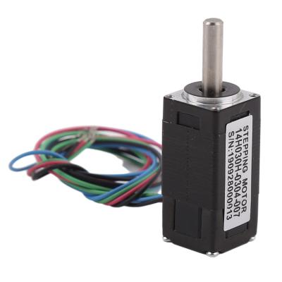 China NEMA 6 Hybrid Stepper Motor 14mm 1.8° 2 Phase 4 Wire 6.6V 0.3A High Precision for sale