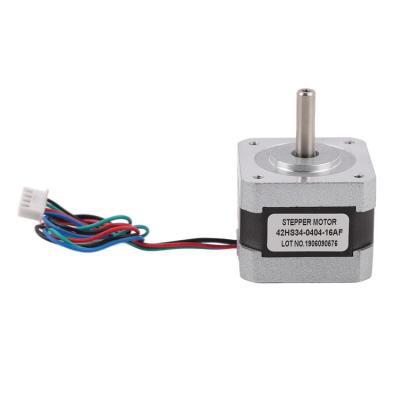China NEMA 17 Hybrid Stepper Motor 42mm 1.8 Step Angle 0.4A 4 Lead High Precision for sale