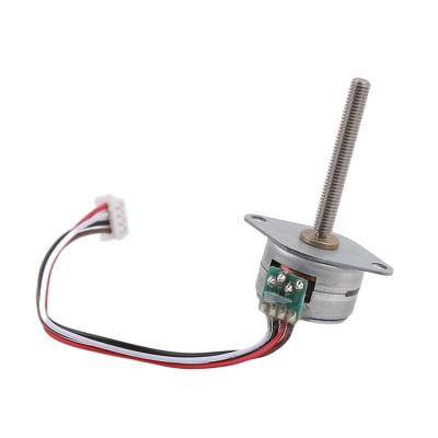 China 15mm Micro Stepper Motor 2-Phase 4-Wire 18 Degree Permanent Magnet with Spiral Shaft VSM1519 for sale