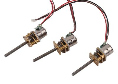 China Medical Equipment Micro Stepper Motor 10mm 2 Phase 4 Wire with Lead Screw 18 Degree Step Angle for sale