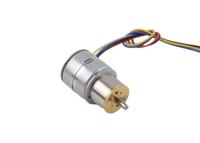 China 20mm Geared DC Motor 4 Wire Dual Output Shaft 3mm D Shaft 300g.cm Torque for sale