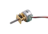 China SM15-816G 5V Dual Shaft Stepper Motor Lead Screw 18 Degree Step Angle 10mm Gearbox for sale