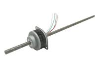 China Through Shaft 12V 36mm Linear Stepper Motor 15 Degree Step Angle for sale
