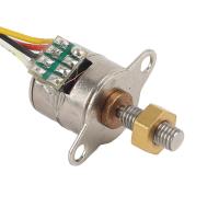 China 10mm Mini Stepper Motor 2 Phase 4 Wire 5V DC with M3 Lead Screw Copper Nut for Medical Equipment for sale
