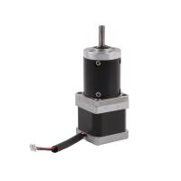 China NEMA17 42mm 1.8 Degree 0.9 Stepper Motor with Planetary Gearbox 3:1 to 200:1 Ratio for sale