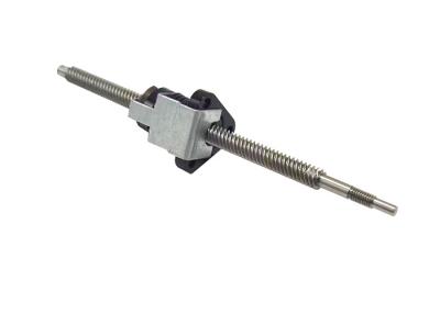 China 6.35mm Trapezoidal Screw with Anti-Backlash Nut for NEMA14/17 Stepper Motors - 8.4582mm Lead, 1.4097mm Pitch for sale