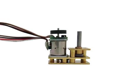 China 2 Phase 4 Wires 10mm Micro Metal Gearmotor Stepper Motor With encoder for sale