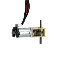 China 12V Brush DC Gear Motor with Worm Gearbox 48 RPM for Electric Door Locks for sale