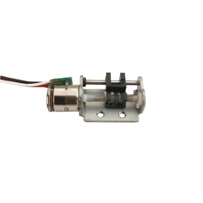 China 2 Phase 8mm Micro Linear Stepper Motor 18 Degree Step Angle 3.3V DC with Bracket for sale