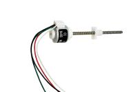 China 15mm Micro Linear Stepper Motor 5VDC Bipolar Lead Screw 0.5mm Step Travel 18° Step Angle for sale