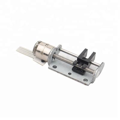 China 8mm Micro Stepper Motor 2 Phase 3.3V 18 Degree with Plastic Slider for sale