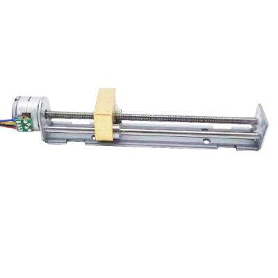 China 15mm Linear Stepper Motor 2 Phases 6V DC 0.02mm Resolution 1kg Thrust Precision Screw Motor for sale