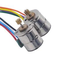 China 8mm 2-Phase 4-Wire Micro Stepper Motor 385mA 18 Degree Step Angle for Precision Motion Control for sale