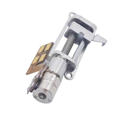 China 5V DC Micro Linear Stepper Motor 20.5:1 Gearbox 8mm Stroke High Precision for sale
