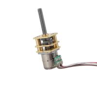 China 10mm Mini Gear Motor 2 Phase Stepper 150mA 3.3V-12V 40Ω Precision Metal Gearbox for sale