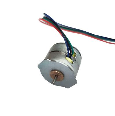 China 20mm 12V DC Bipolar Stepper Motor 18 Degree Step Angle with Customizable Options and Gearbox for sale