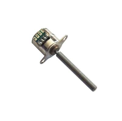 China 10mm Micro Stepper Motor M3 Lead Screw Shaft 5V 18deg Step Customizable Length for sale