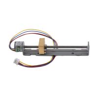 China 15mm Linear Stepper Motor M3 Lead Screw 18 Degree Step Angle 80mm Stroke Brass Slider for sale