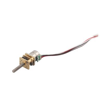 China 10mm Mini Gear Box Stepper Motor VSM10-816G 5V 18 Degree Micro Geared Stepping Motor with Lead Screw for sale