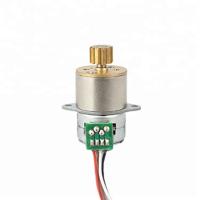 China 15mm Micro Geared Stepper Motor SM1516-63G Bipolar 5MΩ 60g.cm with Precision Gearbox for sale