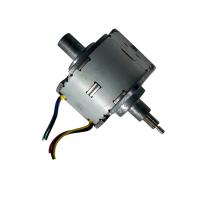 China 12V DC high torque linear stepper motor, 46mm diameter fixed axis stepper motor for sale