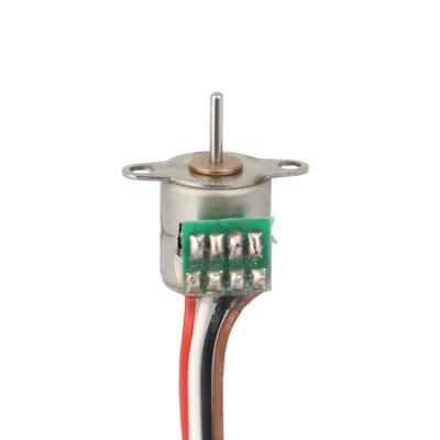 China 8mm Permanent Magnet Stepper Motor 3.3V 2-Phase 18° Step Angle with Custom Gearbox Options for sale