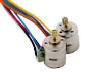 China PM08-02 8mm Micro Stepper Motor 3.3V 2-Phase 4-Wire with 18° Step Angle for Camera Lenses for sale