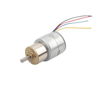 China VSM20-MG 20mm 12V DC Micro Geared Stepper Motor with 800g·cm Torque and Custom Gear Ratios for sale