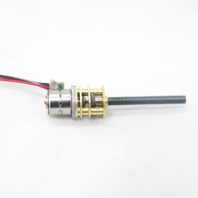 China 8mm Micro Metal Gearmotor Stepper Motor 3.3V 40Ω High Precision 18 Degree Step Angle for sale
