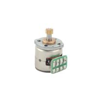 China 8mm Miniature PM Stepper Motor 18 Degree Bipolar Drive 3.3V 2 Phase 4 Wire for Door Locks for sale