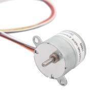 China 25mm High Torque Geared Stepper Motor 5V DC with 300gf.cm Detent Torque and 900 PPS Response Frequency for sale
