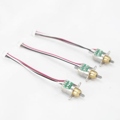 China 10mm Permanent Magnet Micro Linear Stepper Motor 5V 18° Step Angle with 1mm Pitch and 280g Thrust for sale
