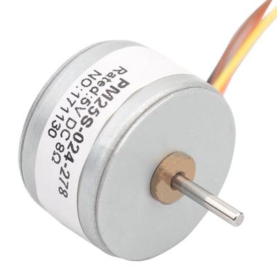 China 5 V 18 ° Step Angle Durable 25mm Permanent Magnet Stepper Motor Two Phase Four Wire for Medical instruments for sale
