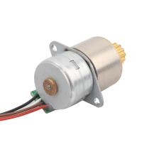 China 15mm Permanent Magnet Stepper Motor 18 Degree 5V 60mA with Metal Gearbox SM1516 for sale