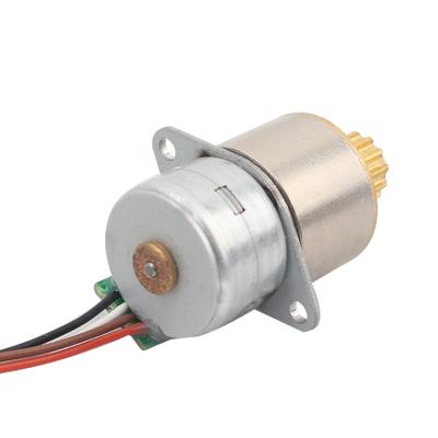 China 15mm Permanent Magnet Stepper Motor 18 Degree 5V 60mA with Metal Gearbox SM1516 for sale