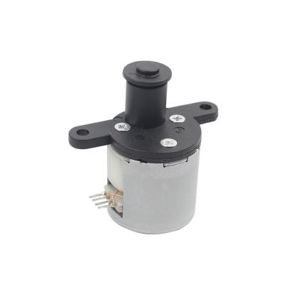 China 25mm Geared Stepper Motor 25BYJ412-1L Low Noise Permanent Magnet 1:10 Ratio 10kg Thrust for sale