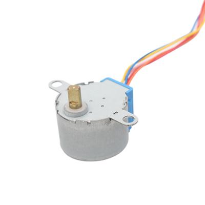 China 28BYJ48 12V DC Metal Geared Stepper Motor 100mA Low Noise Permanent Magnet Stepper Motor for sale