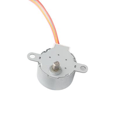 China 30BYJ46 12V 4 Phase 5 Wire 7.5° Geared Stepper Motor Low Noise Permanent Magnet for Valve Control for sale