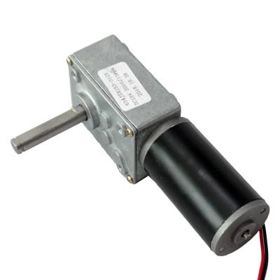 China 12V DC Geared Stepper Motor 634JSX153 9 RPM High Torque 6 Kg.cm Low Noise Permanent Magnet with M3 Screw for sale
