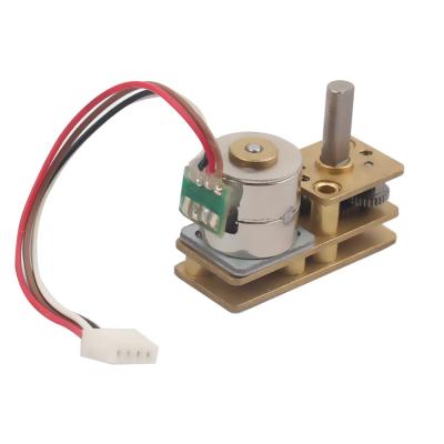 China 10mm Micro Metal Gearmotor Stepper Motor with 39Ω Resistance and 18° Step Angle for Precision Industrial Applications for sale