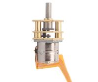 China 10mm Micro Geared Stepper Motor 18 Degree Step Angle 1:100 Gear Ratio 5V for Medical Analyzers for sale