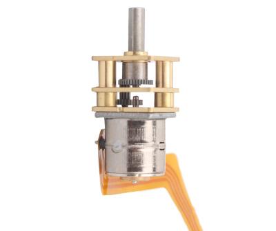 China 10mm Micro Geared Stepper Motor 18 Degree Step Angle 1:100 Gear Ratio 5V for Medical Analyzers for sale
